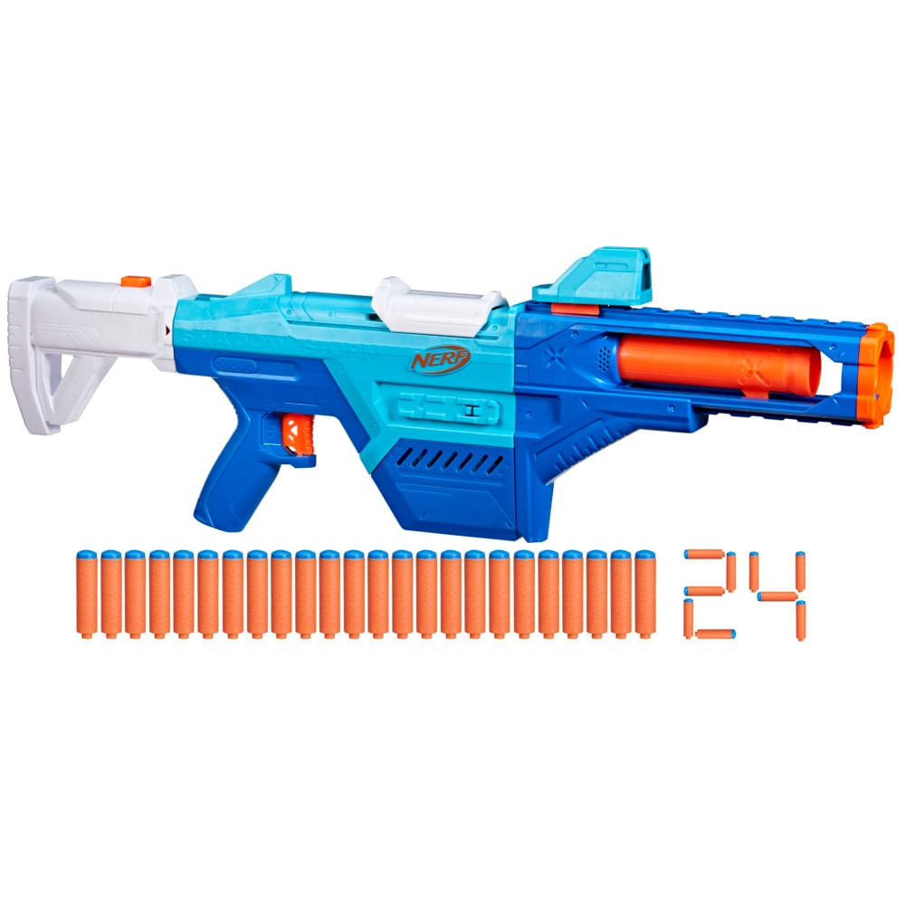 LANZADOR NERF SERIES SHADOW STORM 24 DARDOS NERF N1 - Olímpica