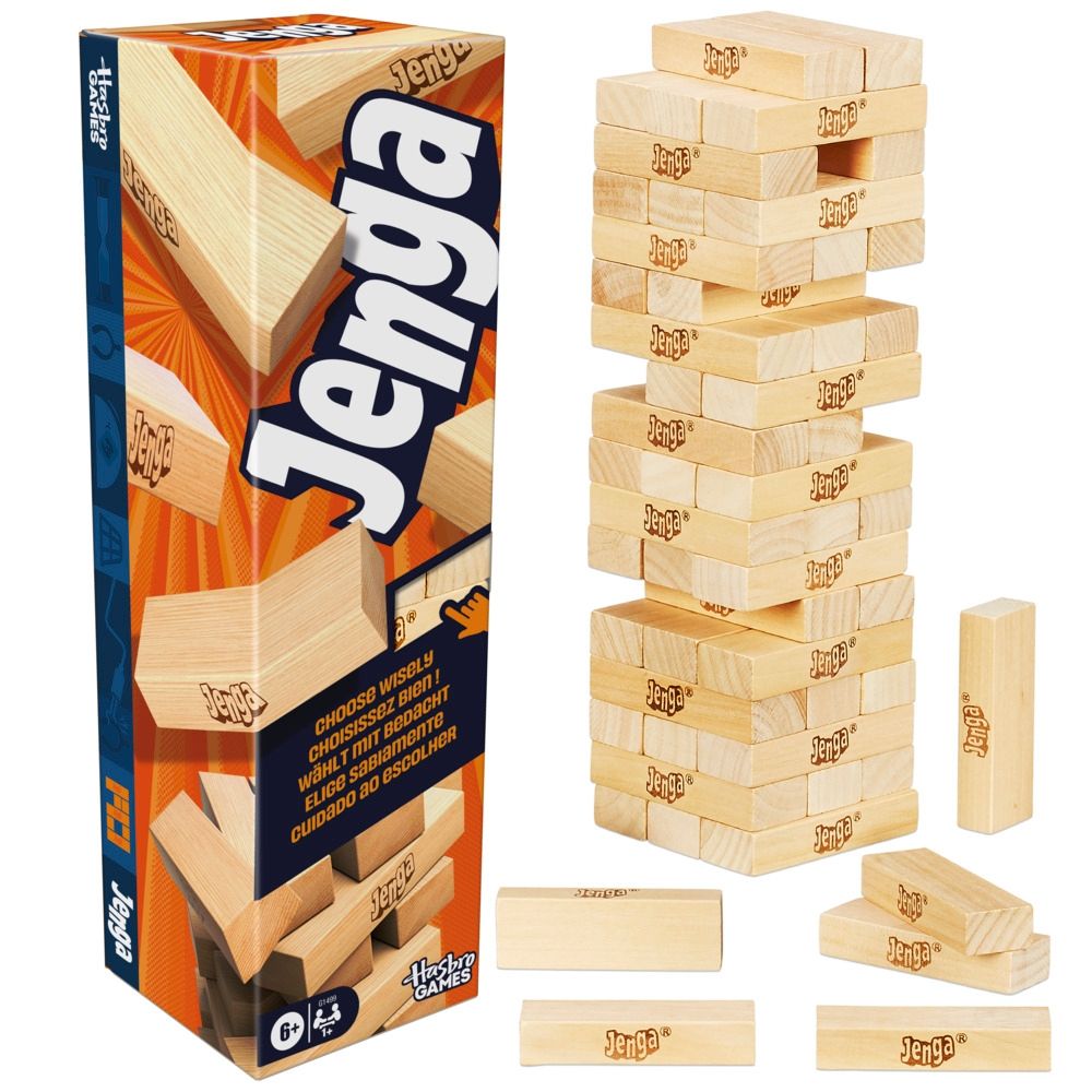 JUEGO DE MESA HASBRO GAMES JENGA DADO DIGITAL - Olímpica