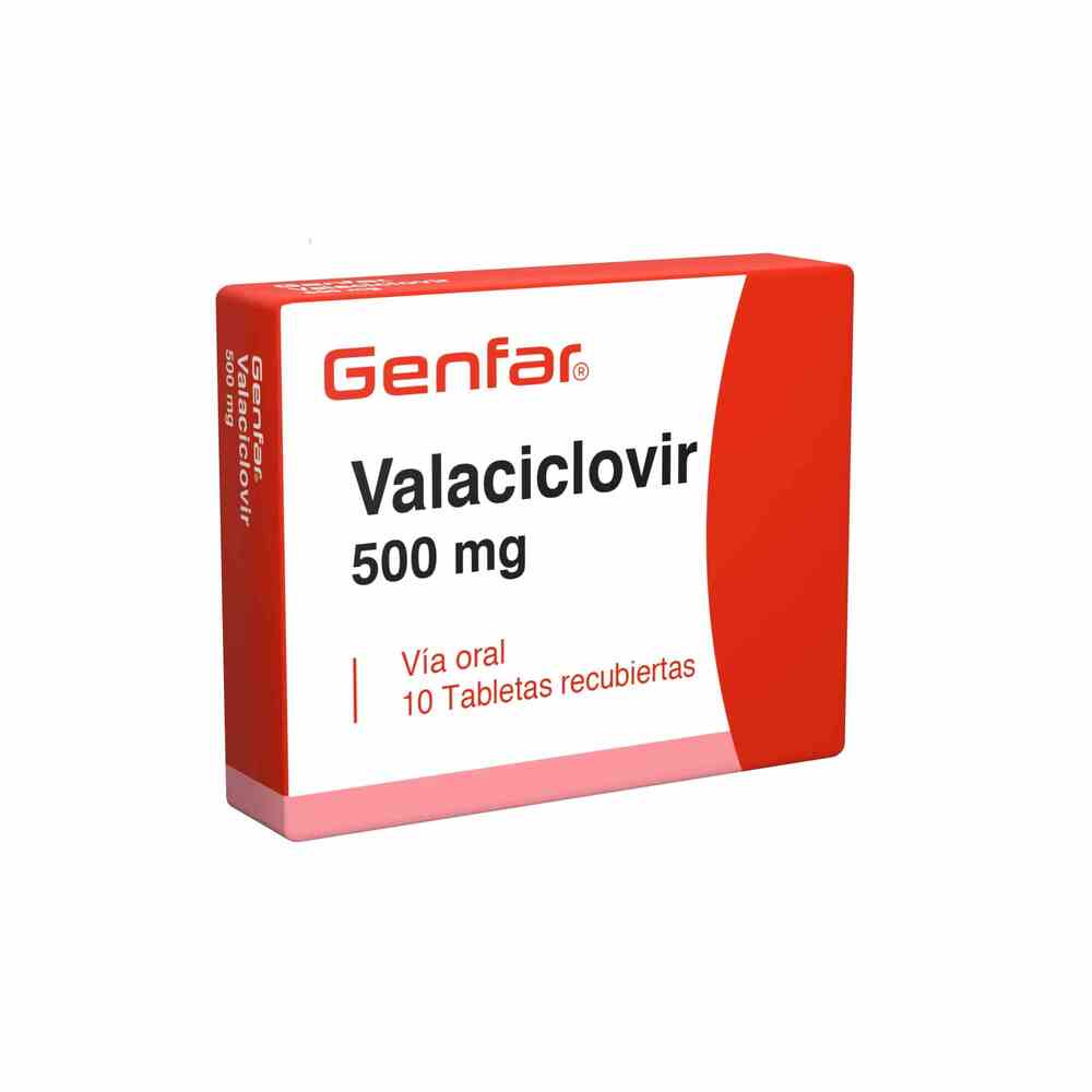 VALACICLOVIR 500 MG X 10 TABLETA GF - Olímpica