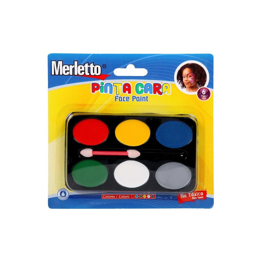 PINTA CARITAS 6 COLORES - Olímpica