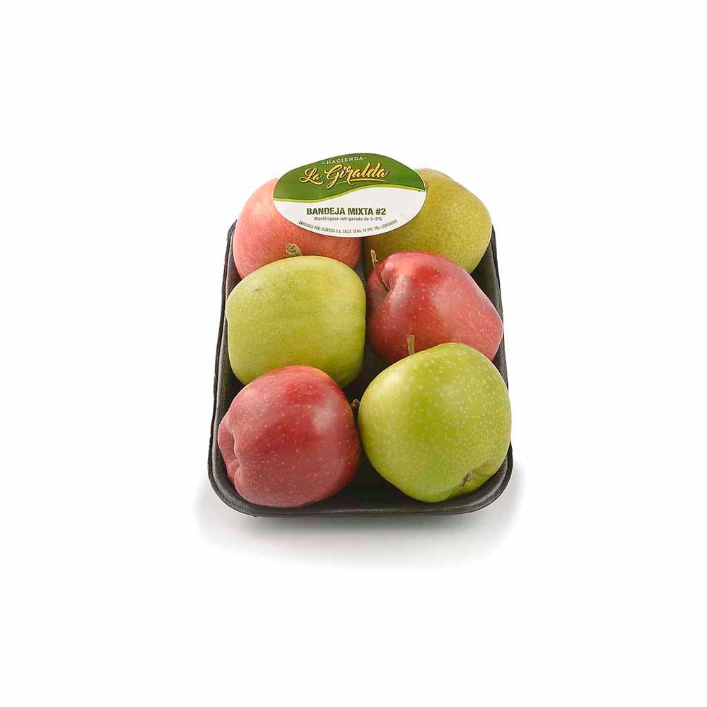 Compra Manzanas Mixtas Bandeja x 6 Unds en Olímpica - Olímpica
