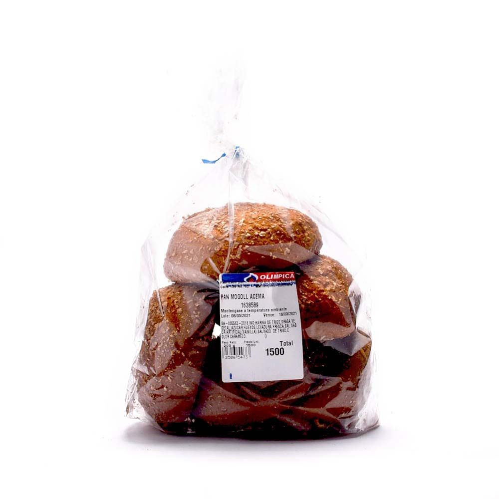 Oferta Pan Olimpica Mogolla Acema 200 G X5 Unds en descuento - Olímpica