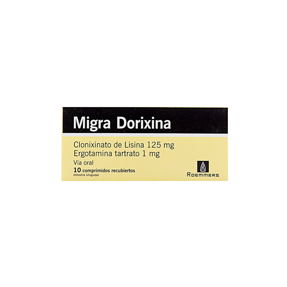 Compra Migra Dorixina 125/1 Mg de Roemmers X10 Comprimidos - Olímpica