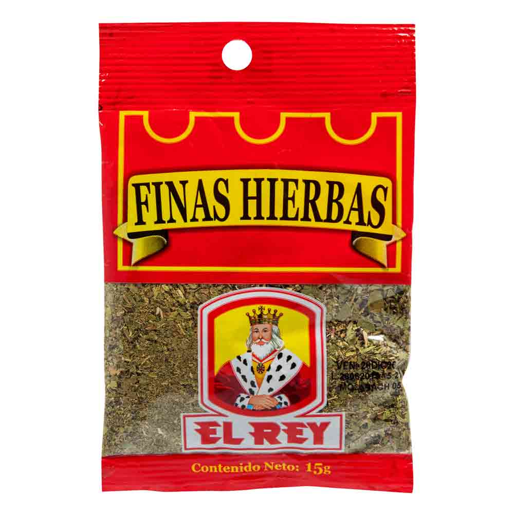 Descubre Condimento El Rey Finas Hierbas 15 G - Olímpica