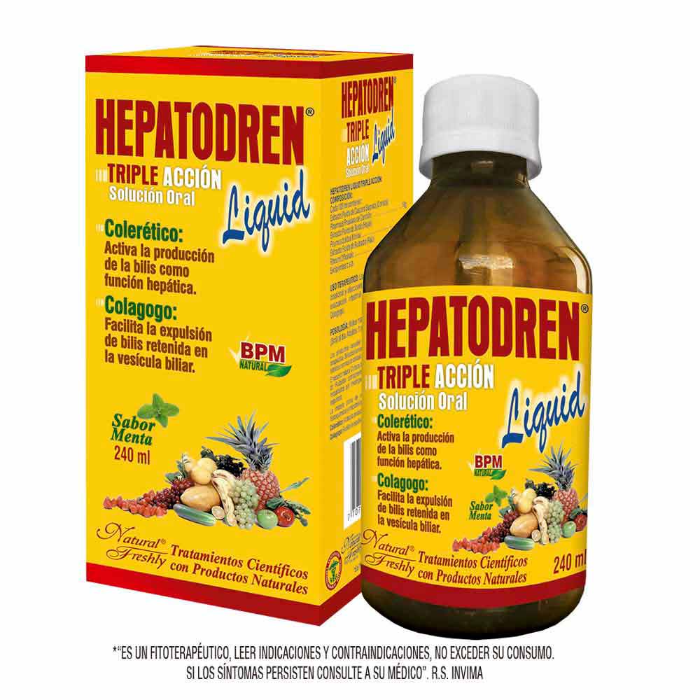 Aprovecha Hepatodren Freshly: Triple Acción Saludable - Olímpica
