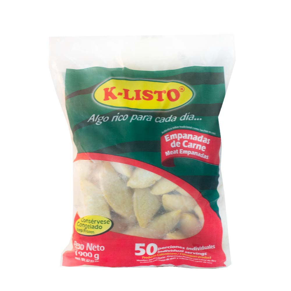 Ahorra en Empanadas K-listo de Carne 1900 G x50 Unds - Olímpica