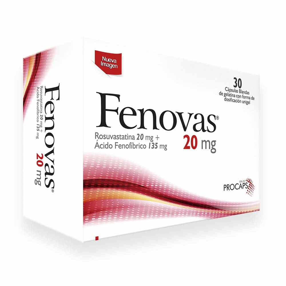 Aprovecha Fenovas 20 Mg: Alivio efectivo en cápsulas - Olímpica