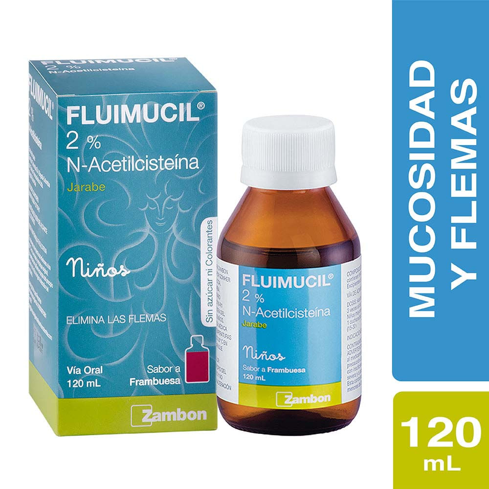 Aprovecha: Jarabe Fluimucil Niños Frambuesa 120 ML - Olímpica