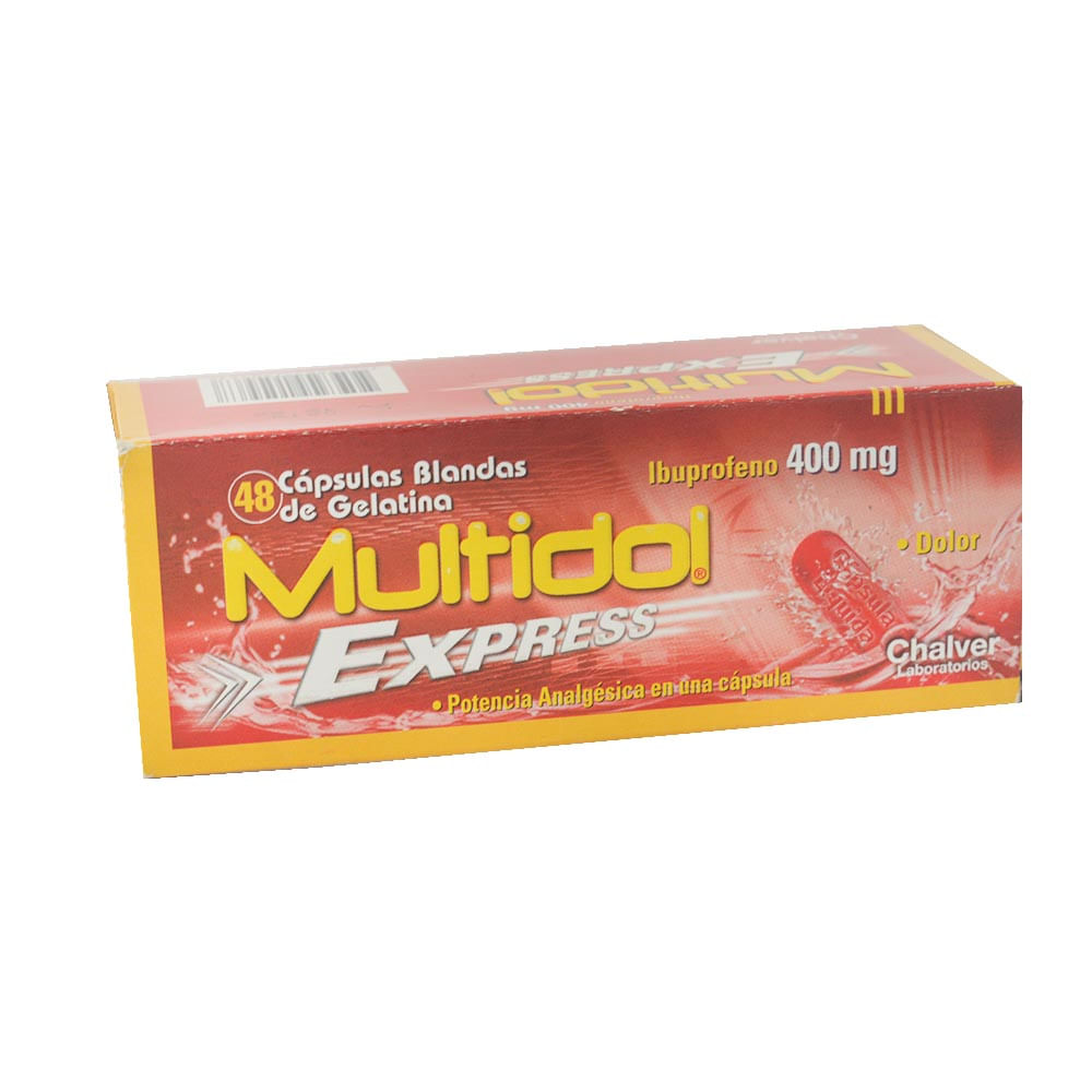 Aprovecha: Multidol Express Ibuprofeno X48 Cápsulas - Olímpica