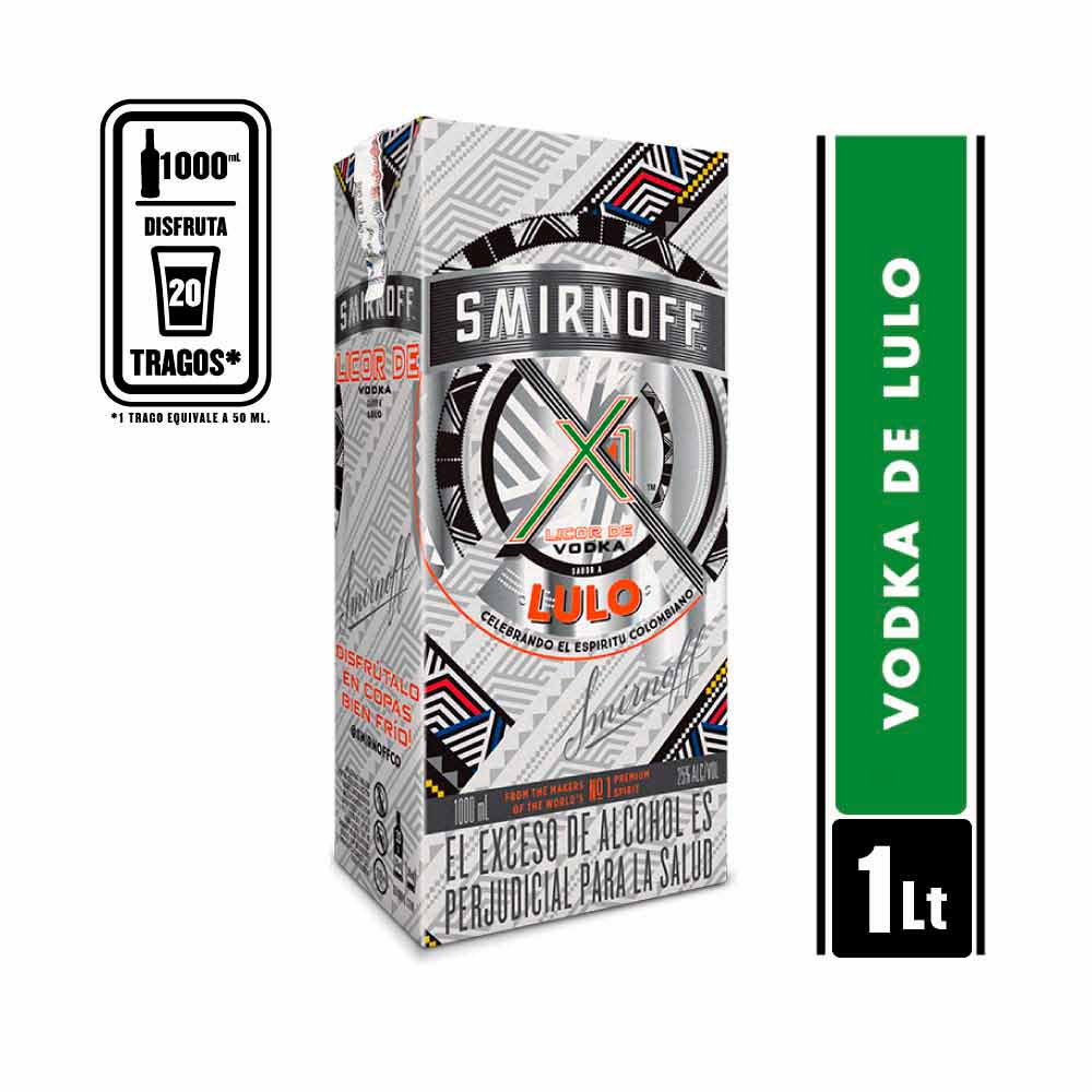 Descubre Vodka Smirnoff Lulo 1 Lt: Sabor Único - Olímpica