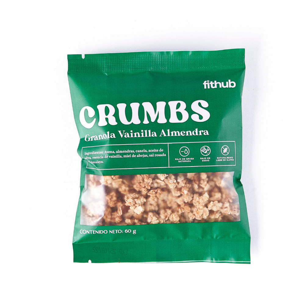 GRANOL CRUMBS VAINILL FITHUB 60 g - Olímpica