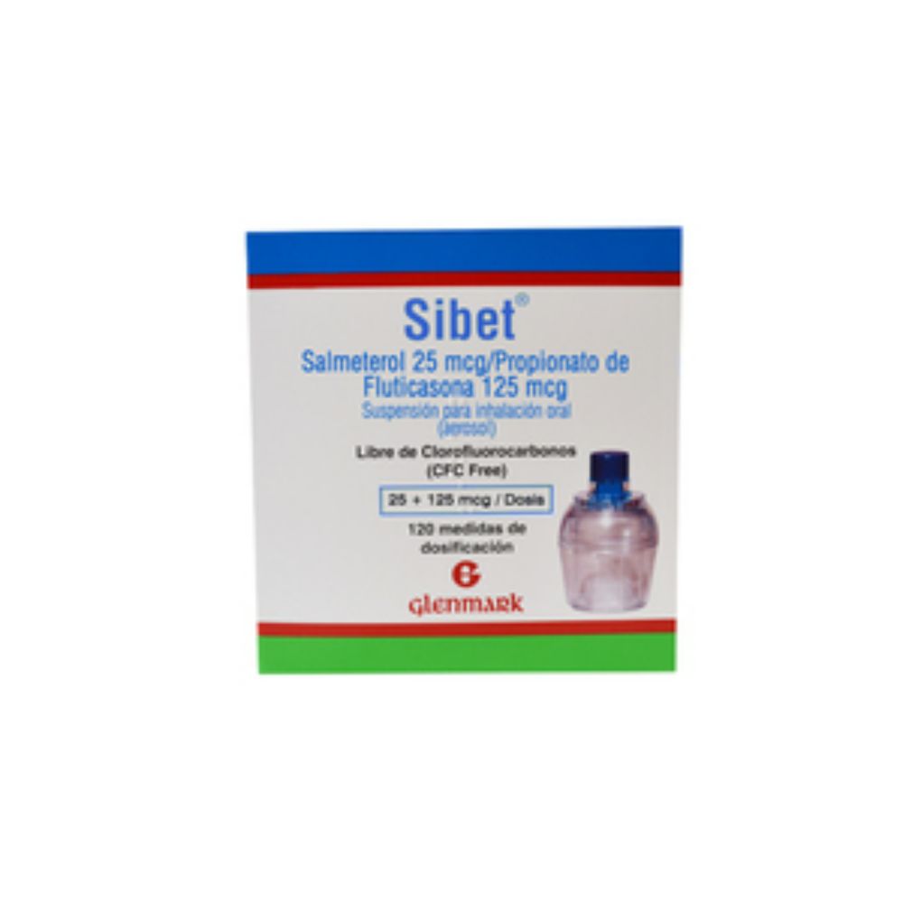 SIBET 25/125 MCG INHALADOR X 120 DOSIS - Olímpica