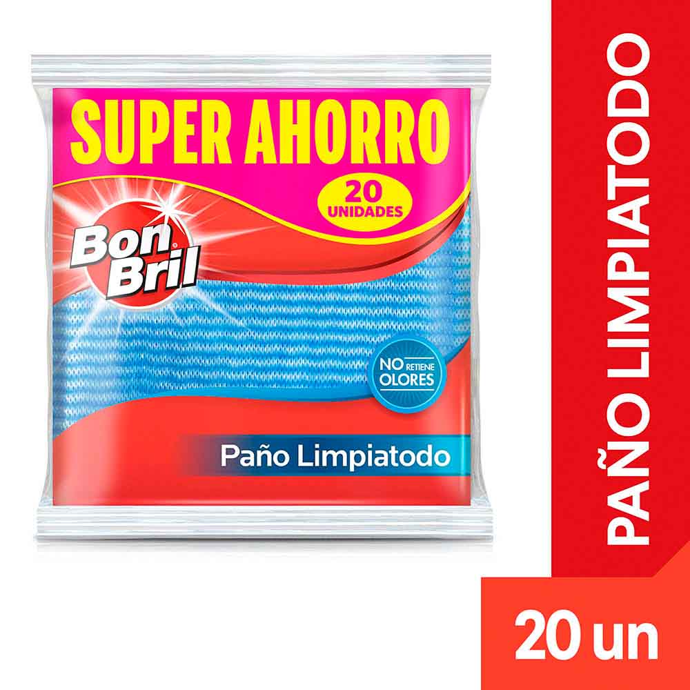 Paño Limpiatodo Bon Bril Paq X20Un S/Aho - Olímpica