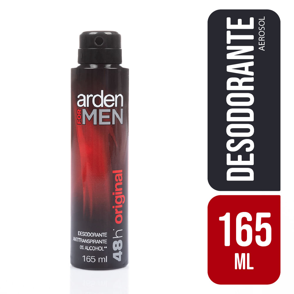 Desodorante Arden For Men Original En Aerosol 165Ml - Olímpica