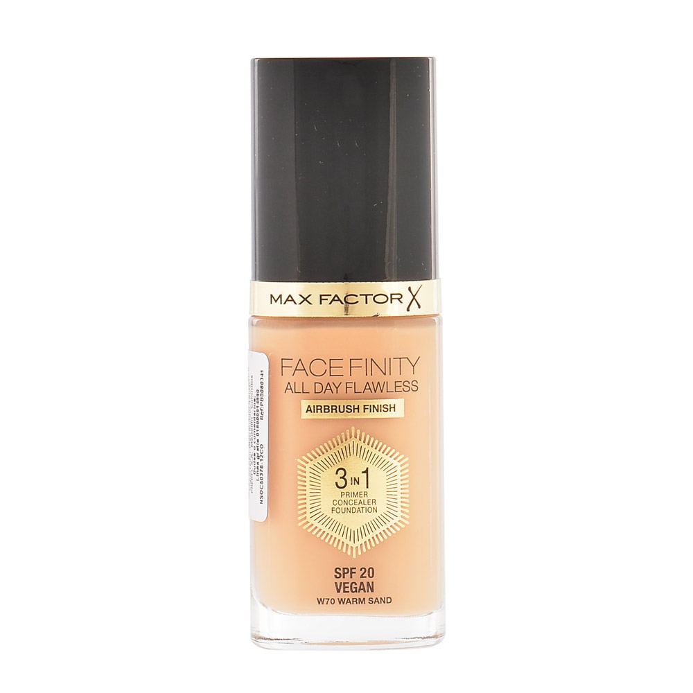 Base Facefinity Warm Sand Max Factor 3 en 1 tono 70 - Olímpica