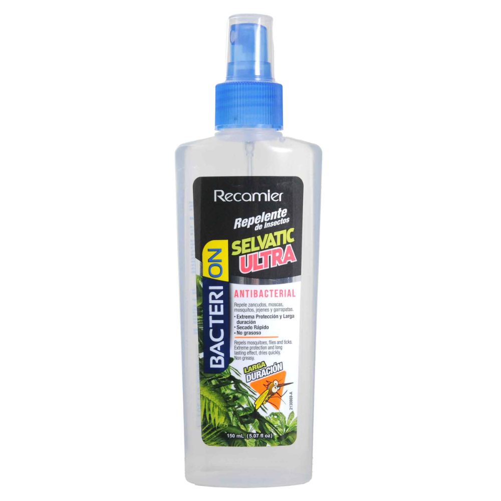 REPEL BACTERION INSECT SELVATIC 150ML - Olímpica