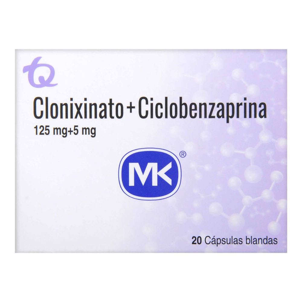 CLONIXINA/CICLOBENZ 125/5MG X 20 TAB MK - Olímpica