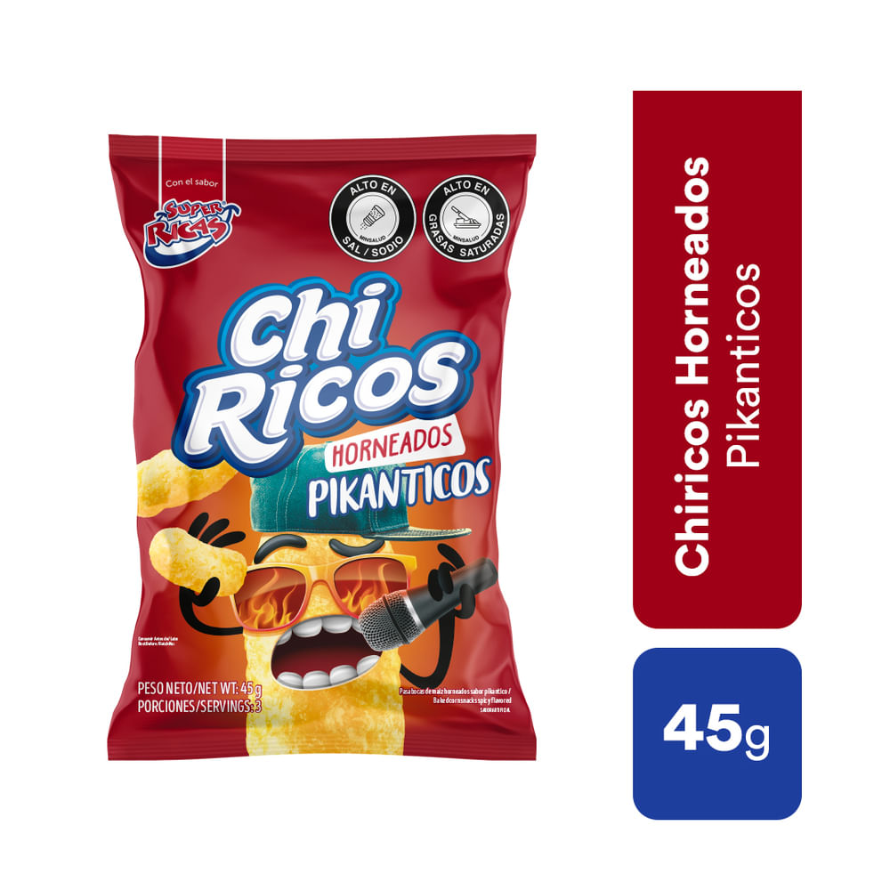 PBOCA SUPER RICA CHIRRIC MZ PIKANTIC 45g - Olímpica