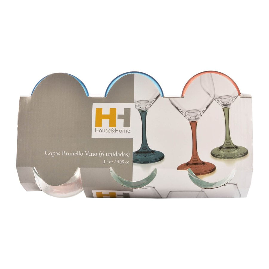 COPA H&H BRUNELO PATA COLOR X6 UN - Olímpica