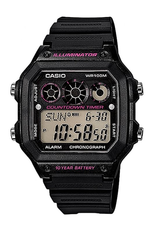 Reloj Casio Modelo AE-1300WH-1A2 Diseño Clásico - Olímpica