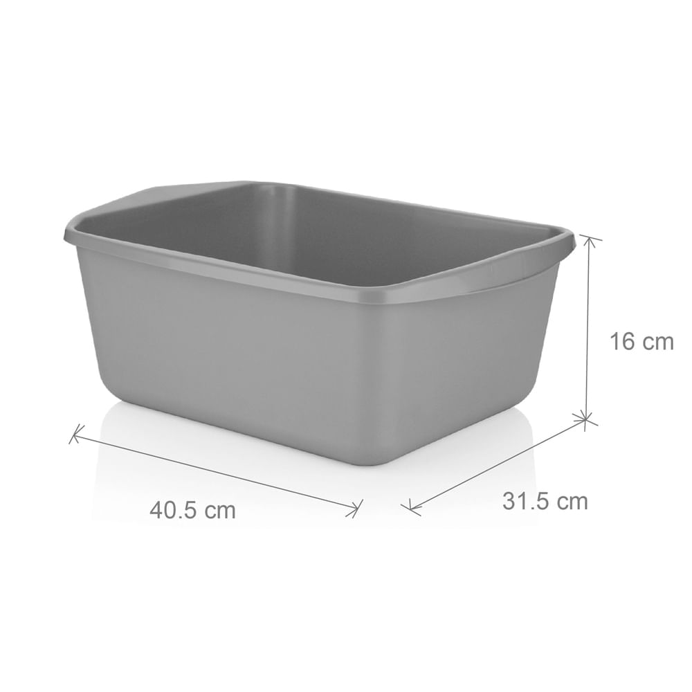 Aprovecha: Ponchera Cuadrada 12L Gris - Ideal para cocina - Olímpica